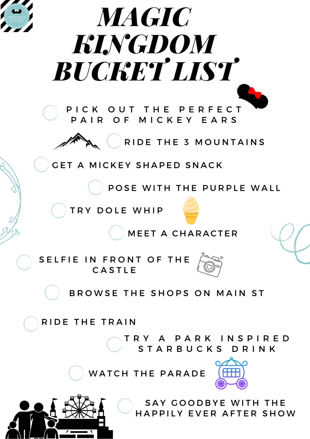 MAGIC KINGDOM BUCKET LIST – 1 day itinerary | Decided Disney
